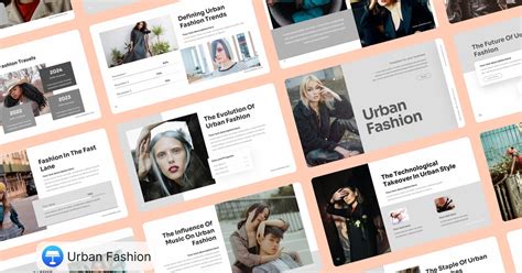 Презентация городской моды Шаблоны презентаций Включая мода и красота Envato
