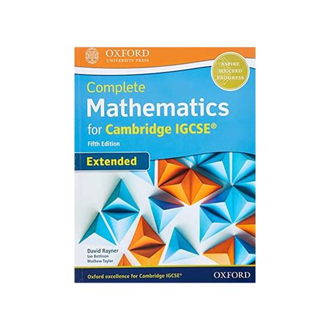 Buy Complete Mathematics For Cambridge Igcse Student Book Extended