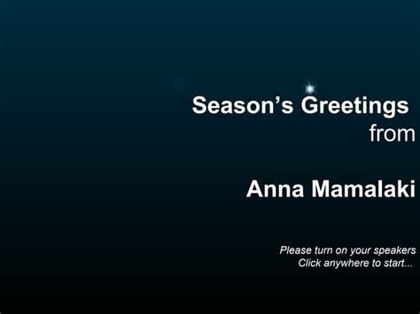 Anna Christmas Card Pps