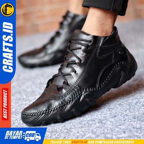 Jual Sepatu Formal Pria Sepatu Casual Pria Sepatu Pantofel Kerja Kulit Asli Tali Kantor Kuliah