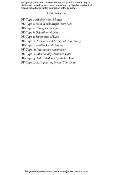 Dark Data Princeton University Press