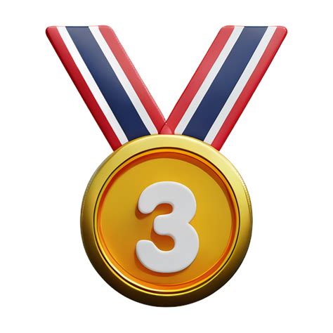medal 3d rendering icon illustration 28577093 PNG