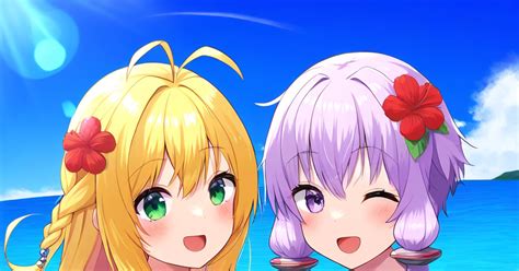 Pixiv今日のお題 ビーチとゆかマキ ねこ好きゴブリンゲーム制作中のイラスト Pixiv