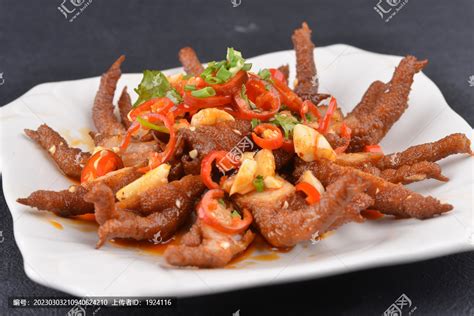 虎皮凤爪中国菜系食品餐饮摄影汇图网