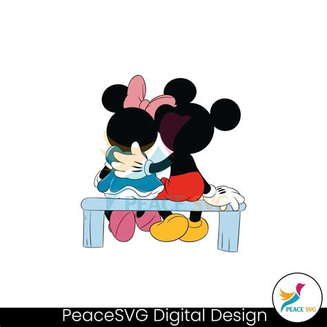Happy Valentines Day Mickey Minnie Mouse Svg Peacesvg