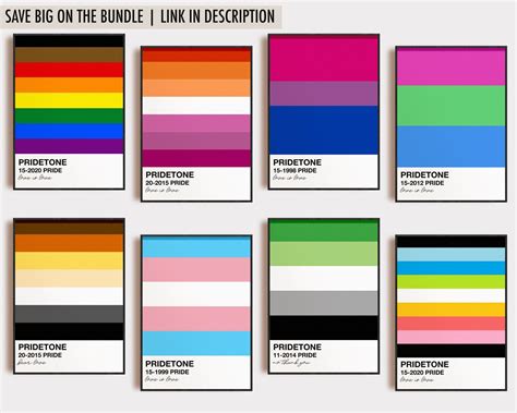 Pansexual Pride Print Gay Pride Decor Pansexual Pride Flag Etsy