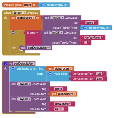 Multiple User Login Mit App Inventor Help Mit App Inventor Community