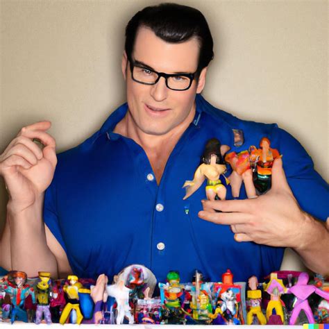 A Greasy Nerd Showing Off Their Collection Of Patrick Warburton Action