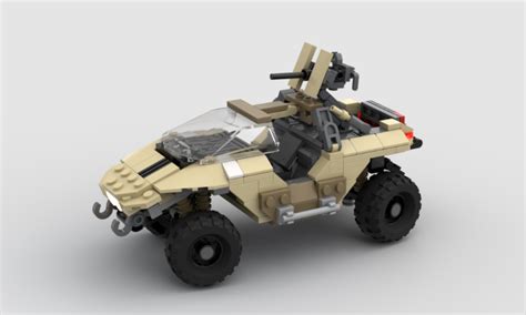 Lego Moc Halo Infinite Warthog Mods Rockethog Flamehog And Recolors By