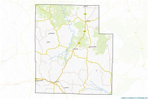 Sample Maps Of Texas Generated With Map Cropping Masking Tool