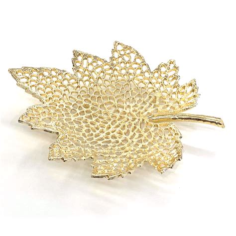 Leaf Gold Metal Plate Beuniqueleb