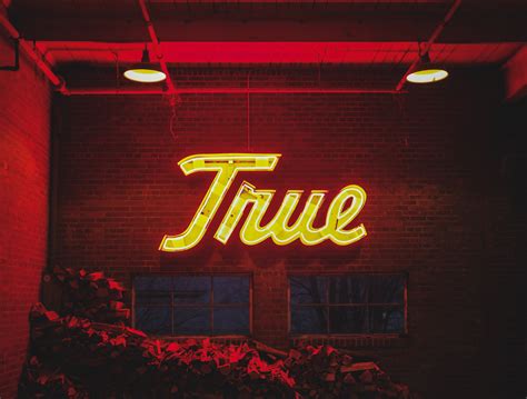 Yellow True Neon Light Signage Hd Wallpaper Wallpaper Flare