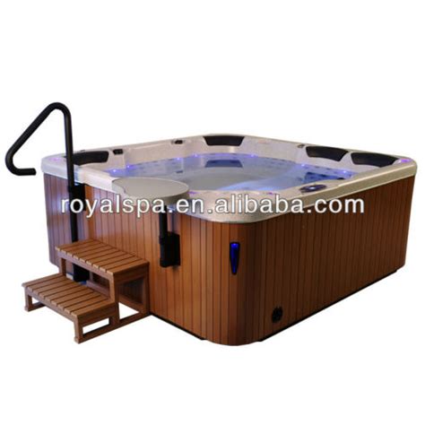 3 Lounge Seats Acrylic Shell Whirlpool Bathtub Swin Spa Hot Tub With