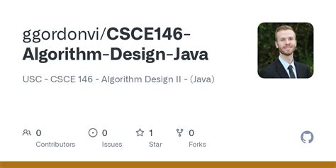 Github Ggordonvi Csce Algorithm Design Java Usc Csce