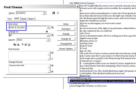 how to apply grep quickly with indesign scripts