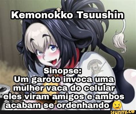 Kemonokko Tsuushin Sinopse Um Garoto Invoca Uma Mulher Vaca Do