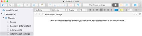Choosing Your Writing Font Scrivener With No Style Scrivenervirgin