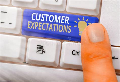 Text Sign Showing Customer Expectations Conceptual Photo Benefits A Client Expect Surpass The