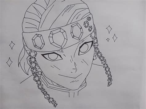 Fanart Uzui Tengen Outline By Neon1star On Deviantart