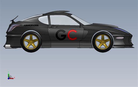 汽车 SOLIDWORKS 2012 模型图纸下载 懒石网