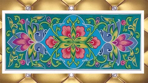 Draw A Pattern Naqsh Chizish НАРИСОВАТ УЗОР Youtube