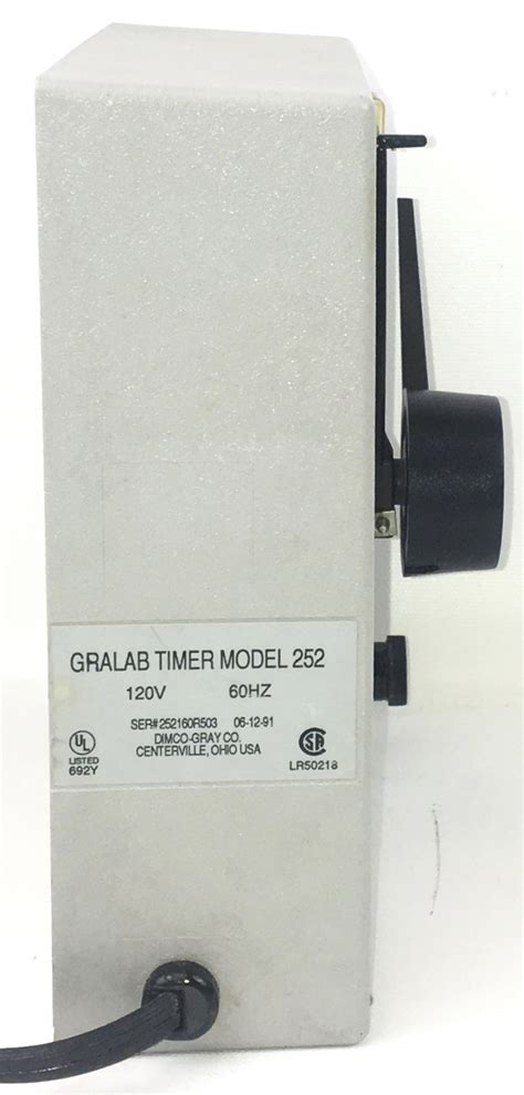 Used Gralab Model 252 15 Minute Timer For Sale At Chemistry Rg