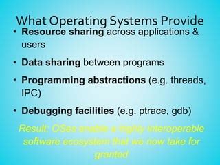 Data Center Operating System Ppt