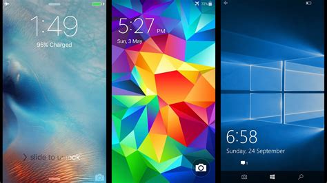 Ios 9 Vs Android 5 Touchwiz Vs Windows 10 Mobile Youtube