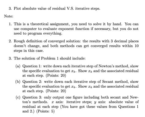 Solved Problem Theoretical Assignment Use Newtons Chegg
