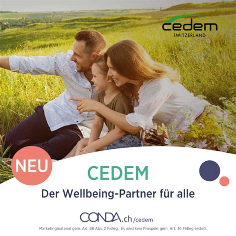 Cedem Ag Der Wellbeing Partner FÜr Alle Conda Schweiz
