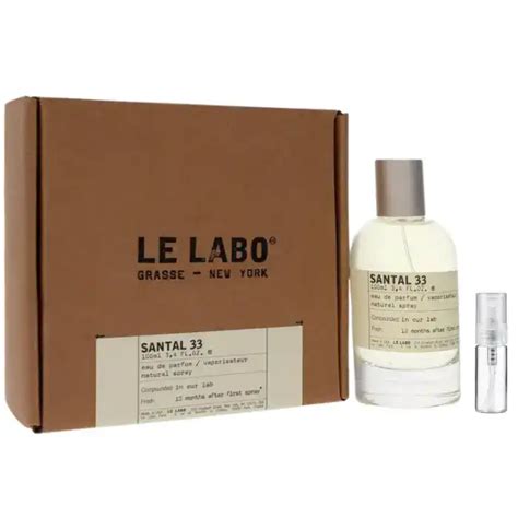 Le Labo Santal 33 Eau De Parfum Perfume Sample 2 Ml
