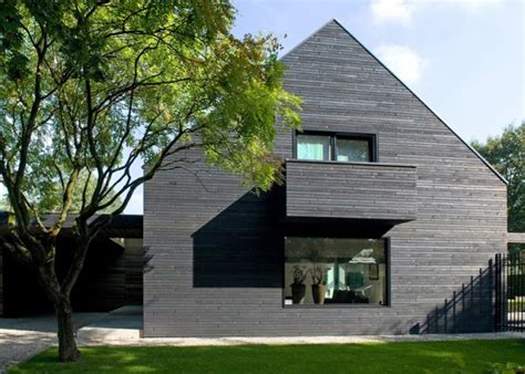House In The Netherlands Upgraded With Black Cladding