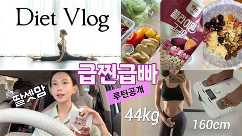 프로 유지어터 딸셋맘의 급찐급빠 루틴🔥 생애 첫 요가 프로필 촬영🕊️ 160cm 44kg 하루만에 1kg Feat 식단