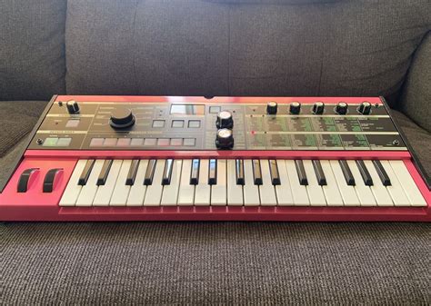 MATRIXSYNTH Custom Pink Korg MicroKorg Synthesizer