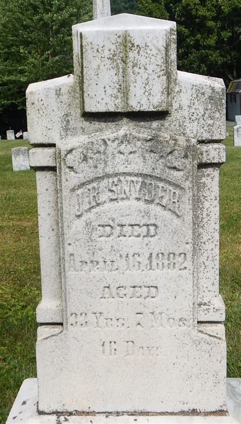 Jacob Replogle Snyder 1848 1882 Homenaje De Find A Grave