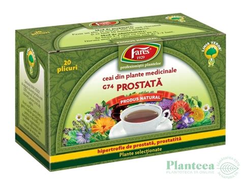 Ceai Prostata 20dz Fares Pret 9 5 Lei Planteea