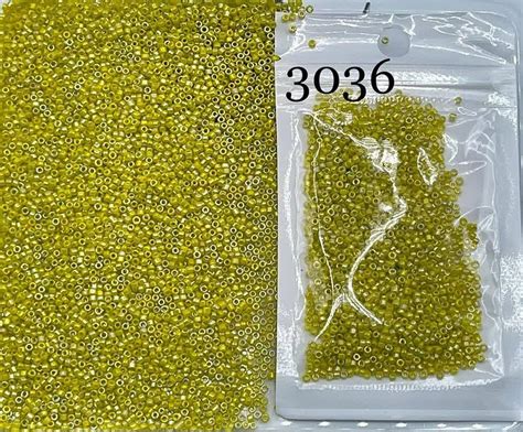 منجوق طرح میوکی سایز 11 سبز زرد 3036 خرازی گلستان