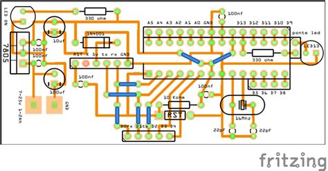 Schema Arduino Standalone Per Futuri Progetti Con Alim E TTL