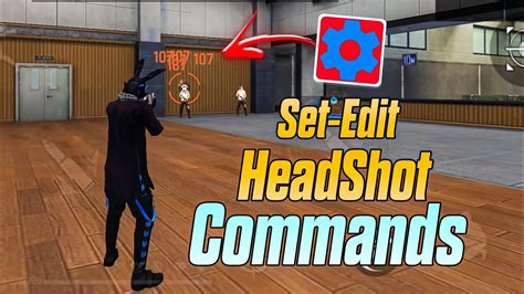 Set Edit HeadShot Commands Sensibilidade Free Fire Setedit Free Fire YouTube