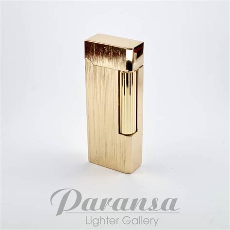 فندک گازی دروی طلایی طرح دانهیل مدل لوکس با جعبه کادویی لاکچری