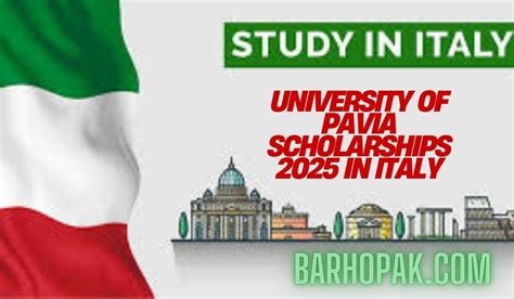 University Of Pavia Scholarships 2025 In Italy