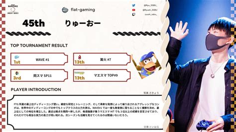 Smash Banzuke On Twitter Smash Banzuke シーズン1 45th りゅーおー Smash