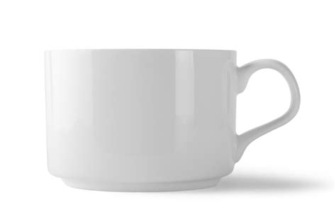 Premium Photo White Cup With Handle