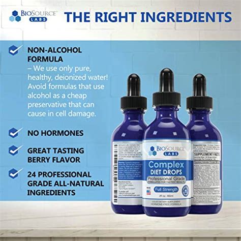Reviews For Biosource Labs Complex Diet Drops Best Natural Weight