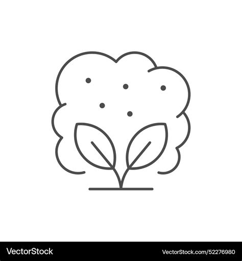 Net Zero Line Outline Icon Royalty Free Vector Image