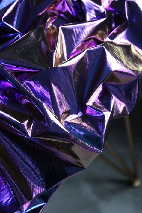 Colorful Fashion Holographic Fabric Laser Reflective Stretch Etsy