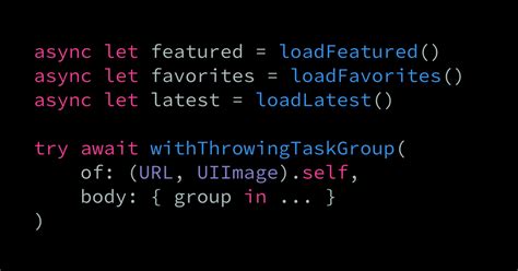 Using Swifts Concurrency System To Run Multiple Tasks In Parallel
