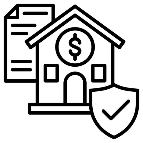 Property Safeguard Icon Line Vector Illustration 37127866 Vector Art At