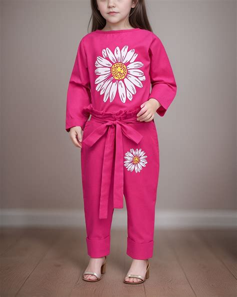 Girls 2 Piece Suit Co Ord Set Polkadots