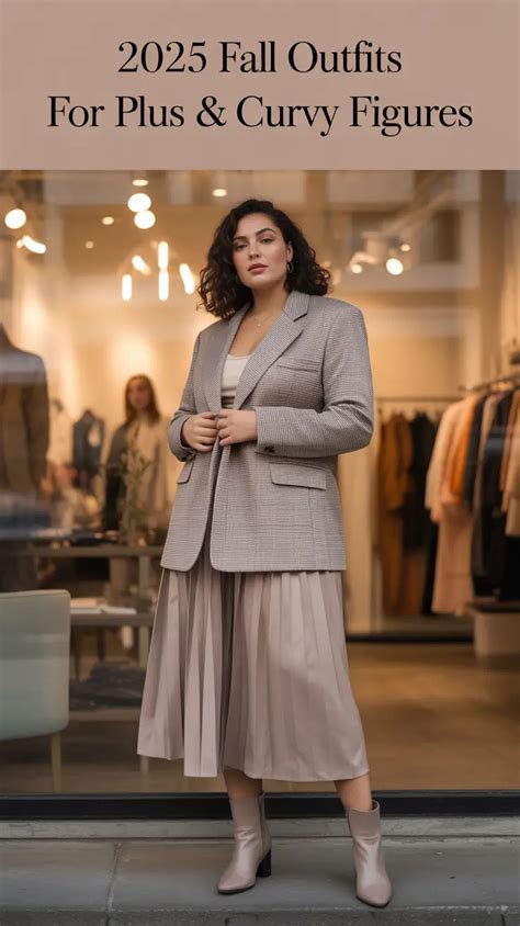 2025 Fall Outfits For Plus And Curvy Figures Casual Chic Looks With Boots Leggings And More